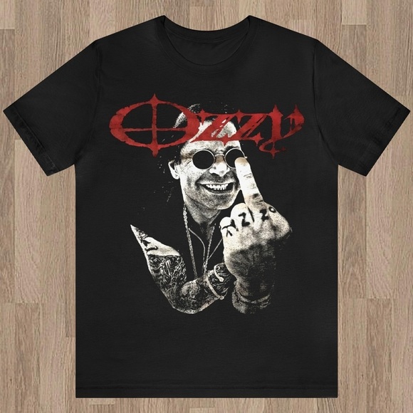 Shirts | Ozzy Osbourne Middle Finger Tshirt | Poshmark